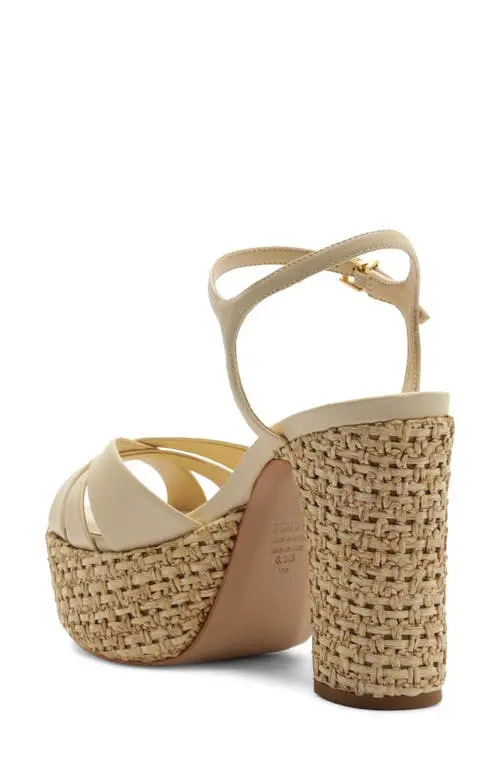 Schutz Keefa Ankle Strap Sandal - Egg Shell