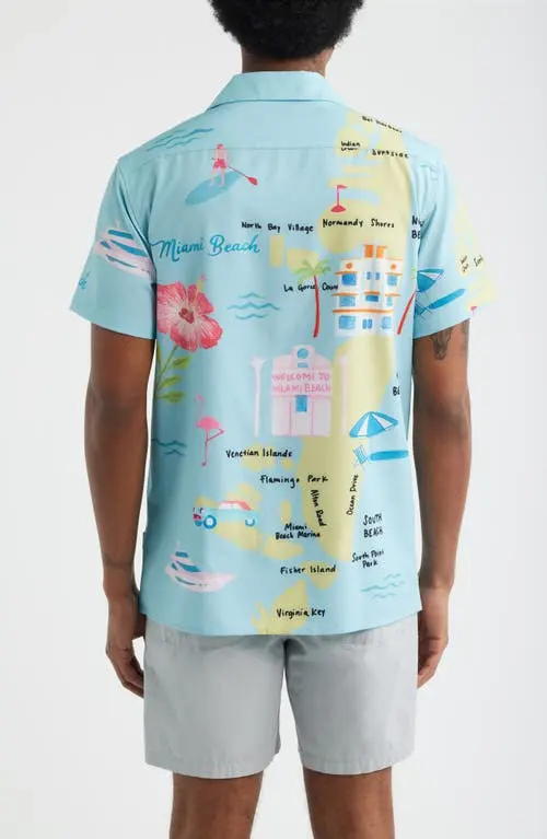 MAVRANS Collins Ave Weekend Camp Shirt
