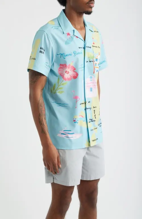 MAVRANS Collins Ave Weekend Camp Shirt