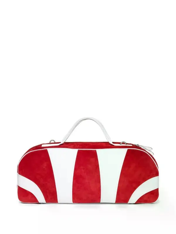 Dries Van Noten Panelled Holdall - Red