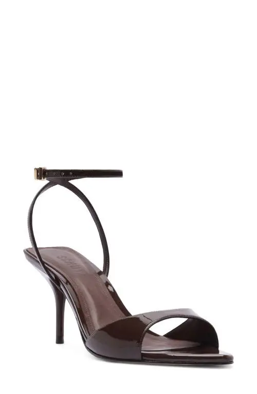 Schutz Elodie Ankle Strap Sandal - Root Brown