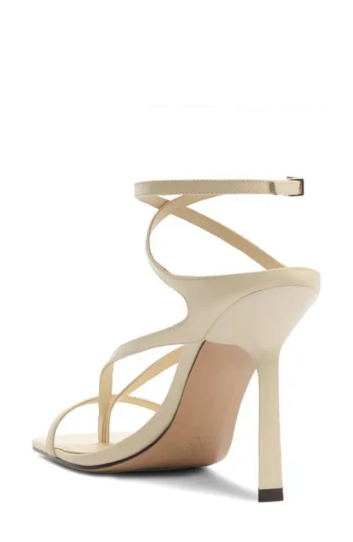 Schutz Amalfi Ankle Strap Sandal - Egg Shell