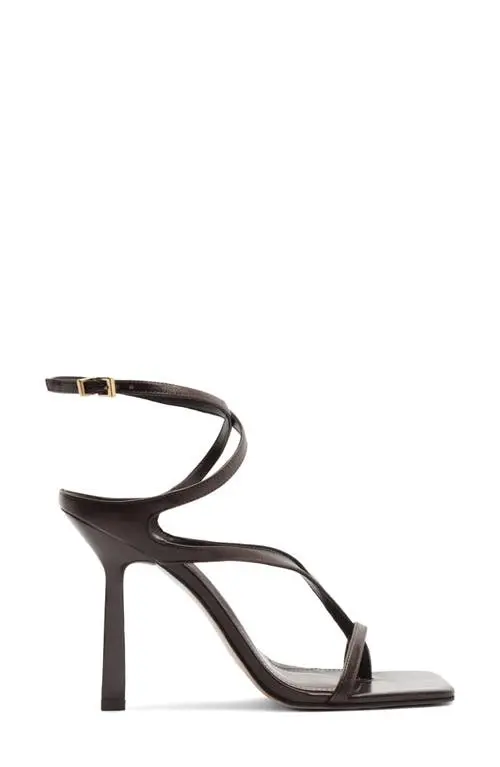 Schutz Amalfi Ankle Strap Sandal - Root Brown