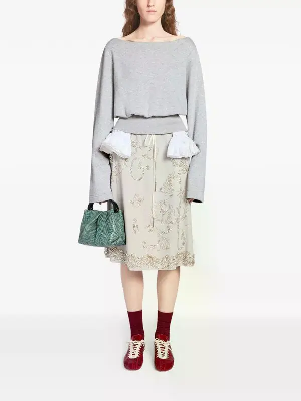 Dries Van Noten Snakeskin-printed Tote Bag - Green
