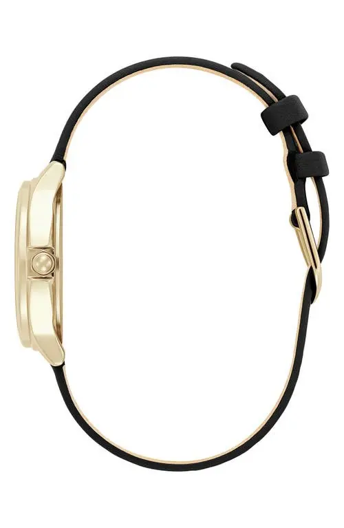 OLIVIA BURTON Classic Bee Leather Strap Watch