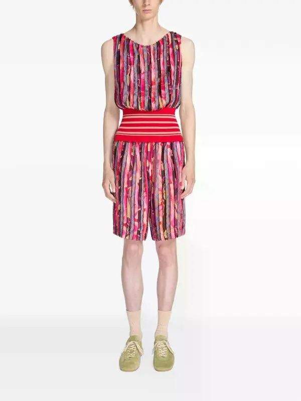 Dries Van Noten Sleeveless Striped Top