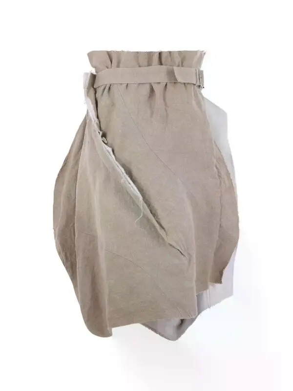 Comme Des Garçons Asymmetric-hem Skirt - Neutrals