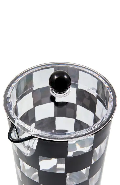 MACKENZIE-CHILDS Check Acrylic Pitcher
