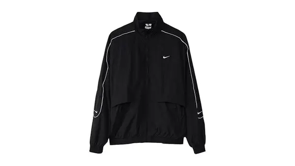 Nike Lab Solo Swoosh Woven Tracksuit Jacket And Joggers Set - Black