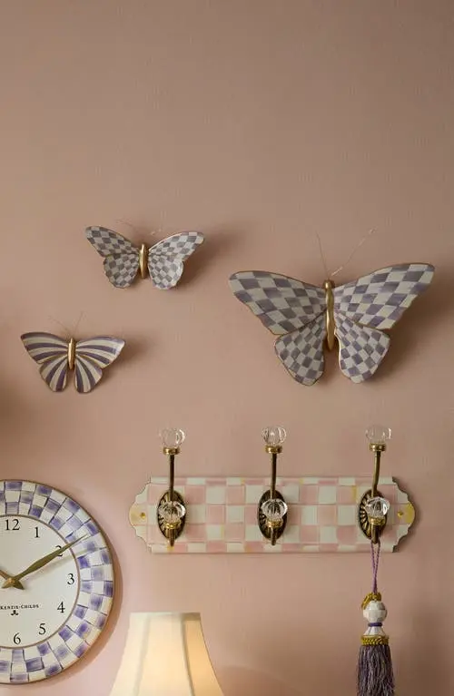 MACKENZIE-CHILDS Set Of 2 Butterfly Wall Decor