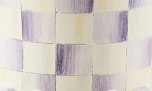 MACKENZIE-CHILDS Check Pedestal Tabletop Urn