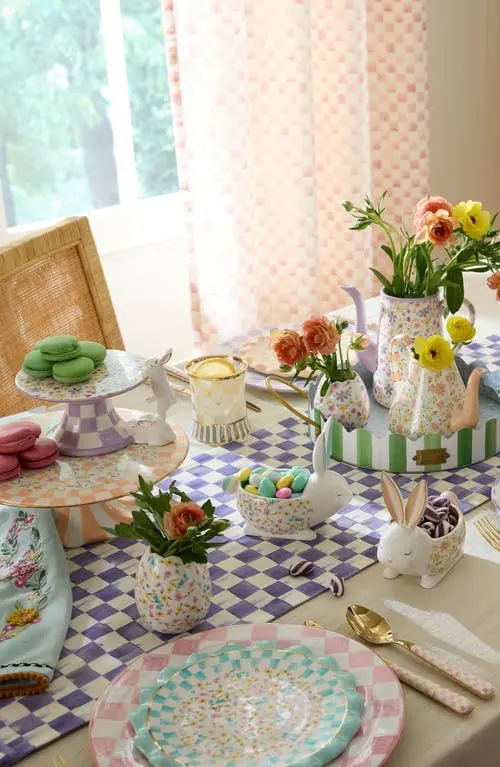 MACKENZIE-CHILDS Check Table Runner