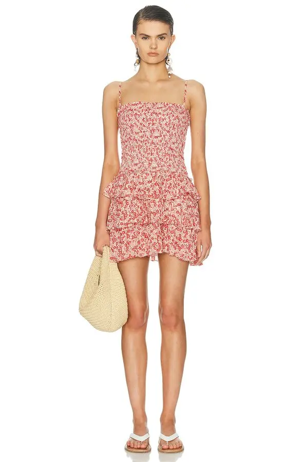 Isabel Marant Elodie Dress - Red