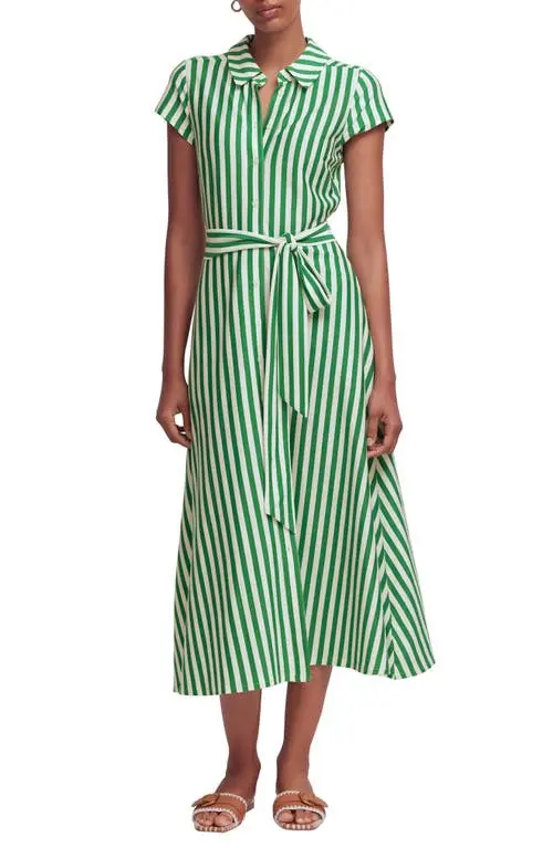 Boden Marcia Stripe Shirtdress - Green Stripe