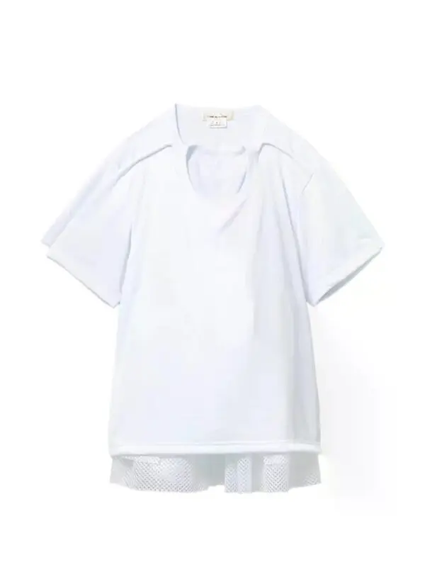 Comme Des Garçons Layered T-shirt - White