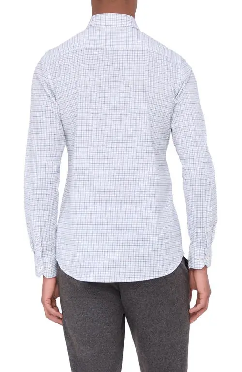 Bugatchi James Ooohcotton® Tattersall Check Button-down Shirt - Mocha