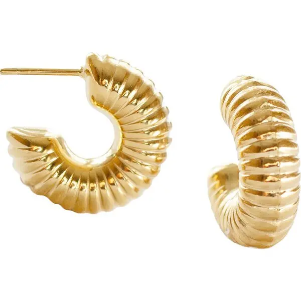 MARLYN SCHIFF Rya Hoop Earrings - Gold