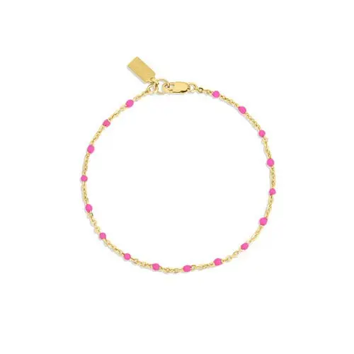 SET & STONES Kaz Bracelet - Gold/pink