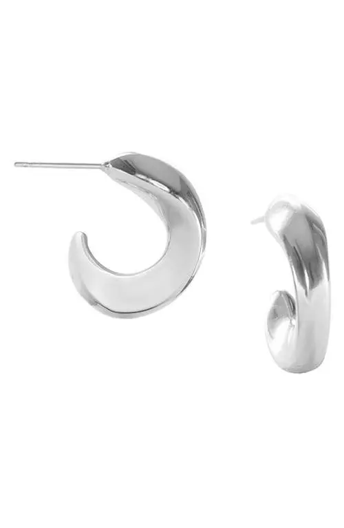 MARLYN SCHIFF Sia Hoop Earrings - Silver