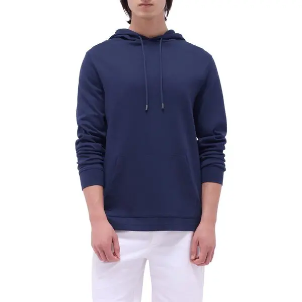 Bugatchi Slim Fit Hoodie - Navy