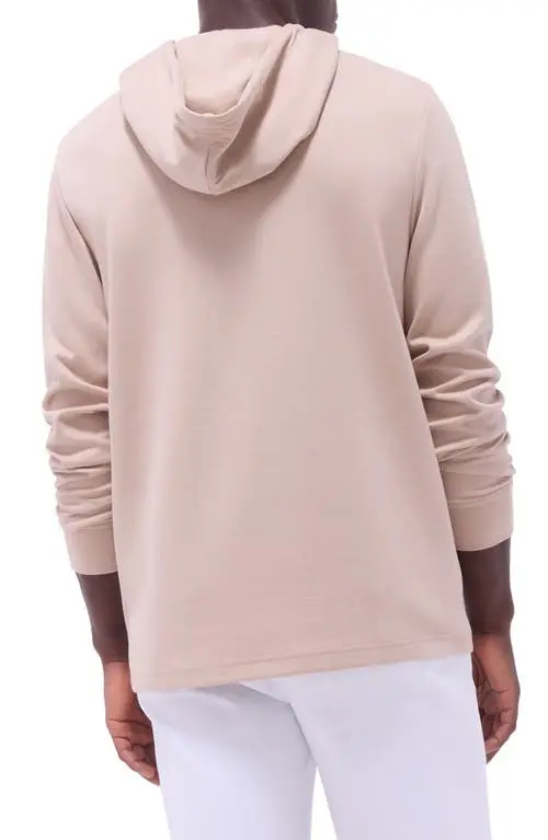 Bugatchi Slim Fit Hoodie - Sand