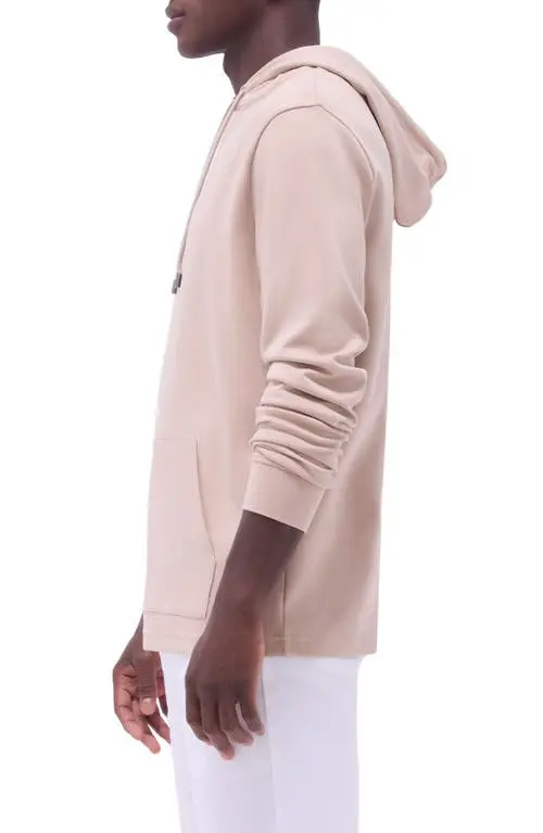 Bugatchi Slim Fit Hoodie - Sand