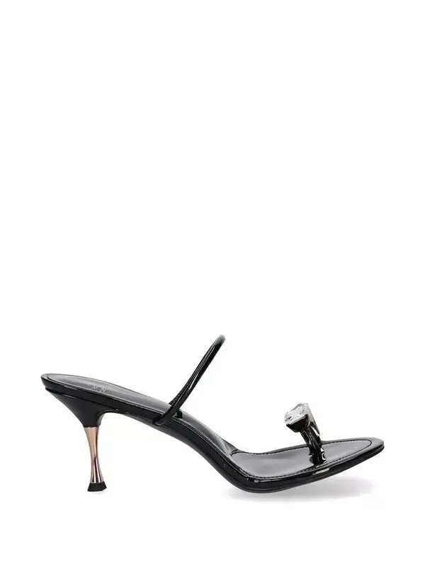 Jeffrey Campbell Gemstone Strap Heeled Sandals - Black