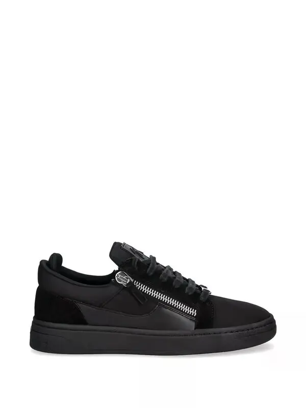 GIUSEPPE ZANOTTI Zip-detail Sneakers - Black