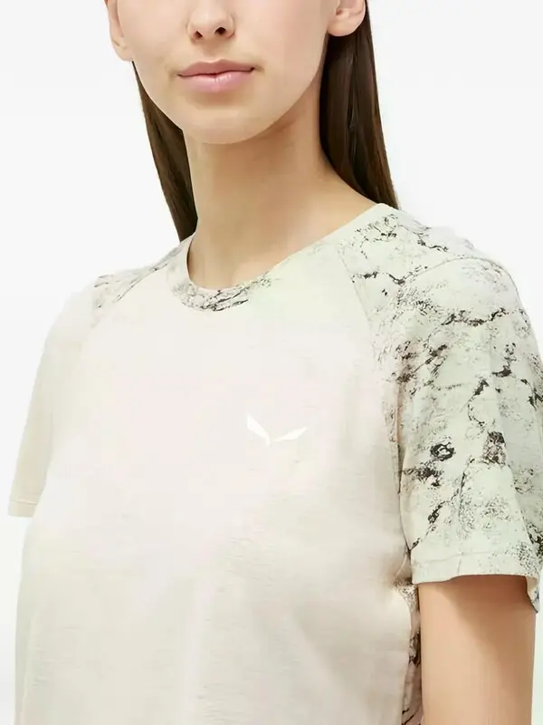 SALEWA Pattern Short-sleeve T-shirt