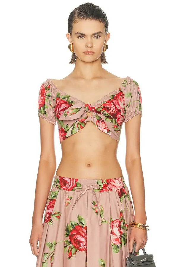 Dolce & Gabbana Cropped Top - Rosa