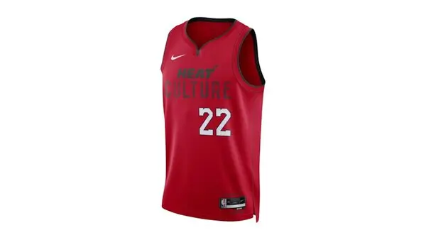 Nike Nba Miami Heat Jimmy Butler 22 2024/25 City Edition Swingman Jersey - Red