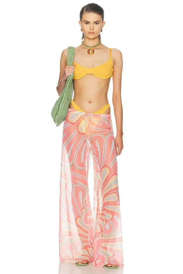 Bond Eye Gracie Balconette Bikini Top - Saffron