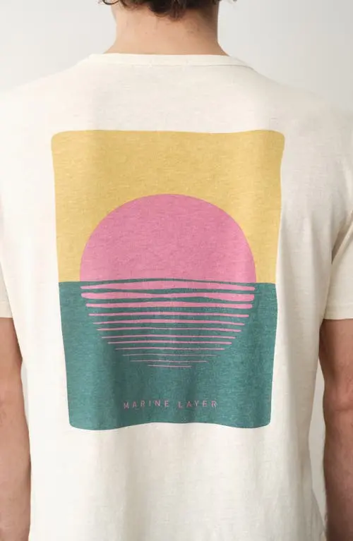 Marine Layer Relaxed Fit Hemp & Cotton Graphic T-shirt
