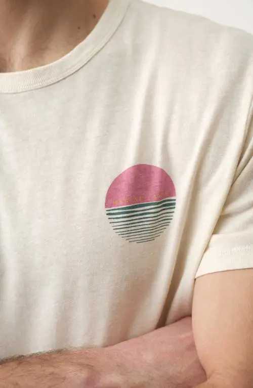 Marine Layer Relaxed Fit Hemp & Cotton Graphic T-shirt