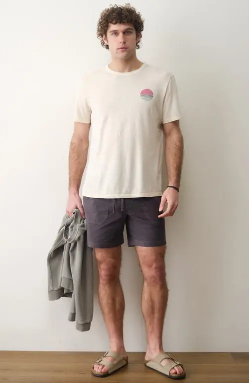 Marine Layer Relaxed Fit Hemp & Cotton Graphic T-shirt