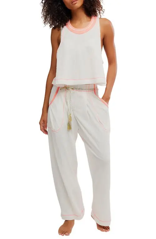 Free People Weekend Lounge Set - Ivory Combo