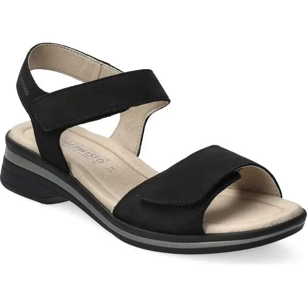 Mephisto Floraline Ankle Strap Sandal - Black