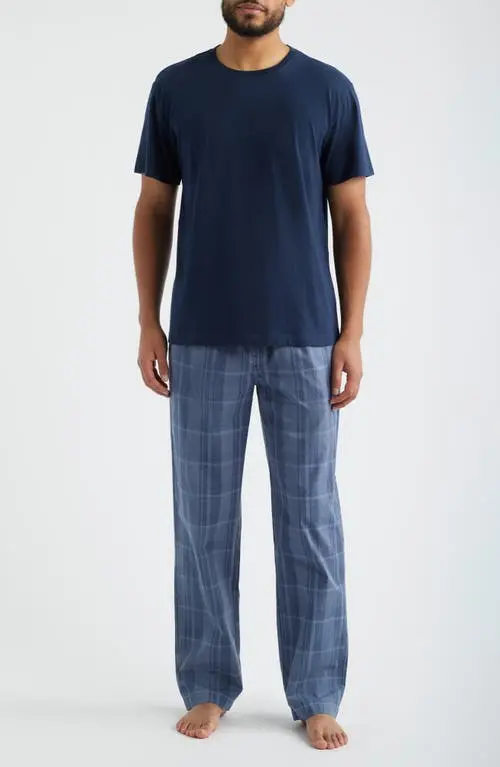 Majestic International Long Day Pajama T-shirt & Pants - Blue
