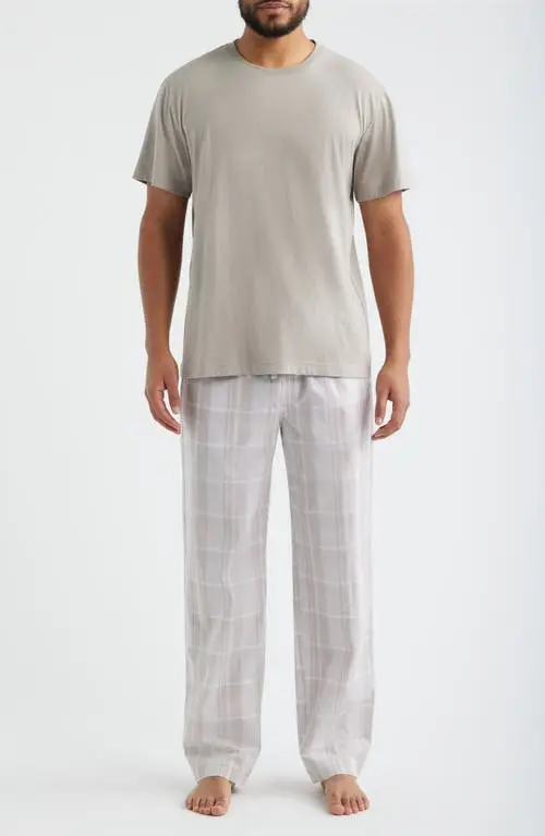 Majestic International Long Day Pajama T-shirt & Pants - Cappuccino