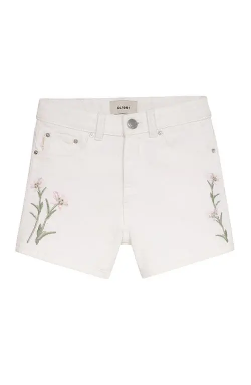 DL1961 Lucy Resort Denim Short - White Blossom