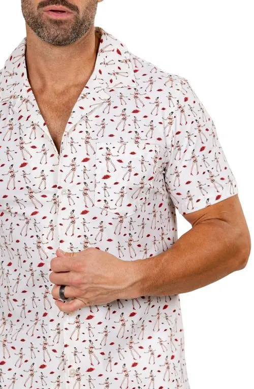 MACEOO Marthy Camp Shirt - White