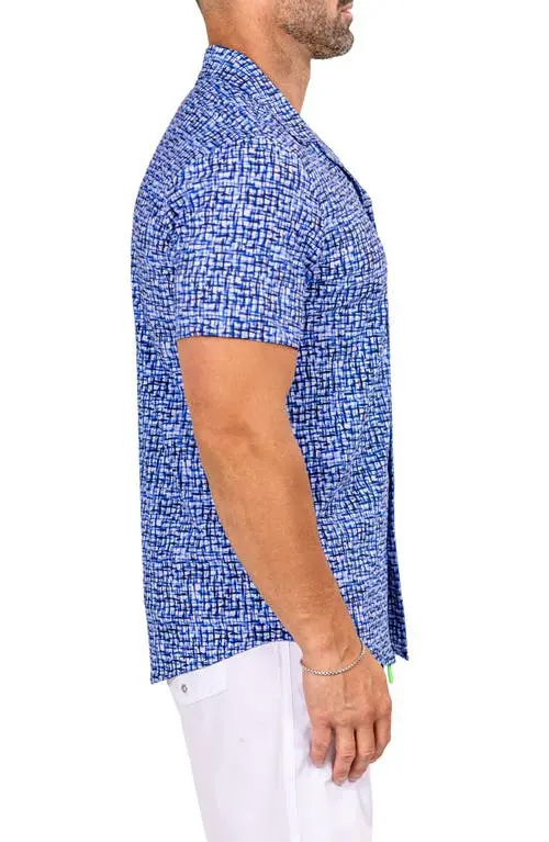 MACEOO Marthy Camp Shirt - Blue