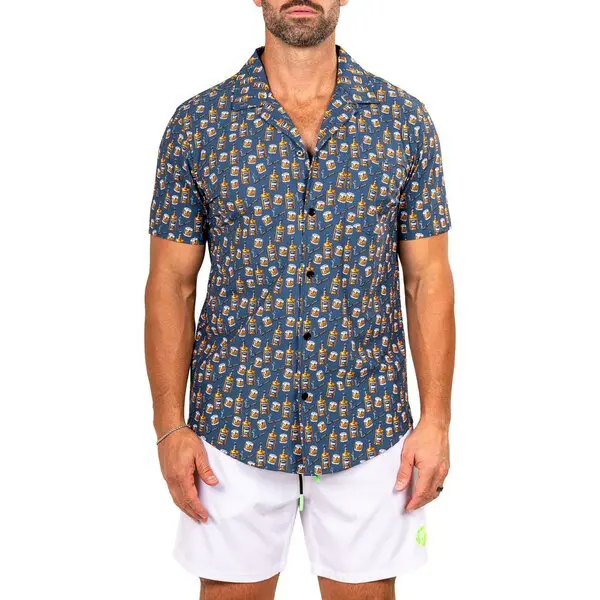 MACEOO Marthy Camp Shirt - Black