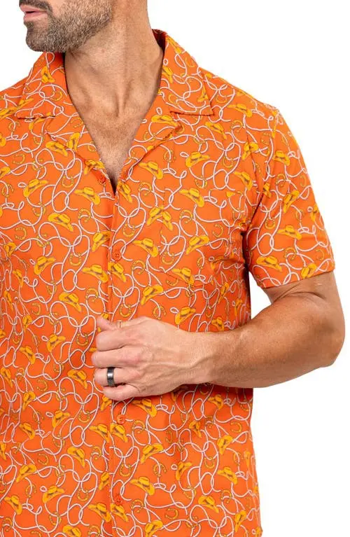 MACEOO Marthy Camp Shirt - Orange