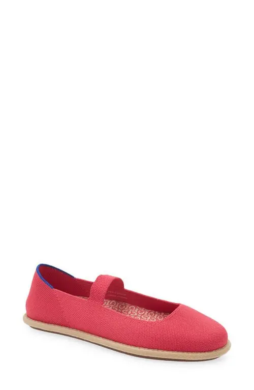 Rothy's Cruiser Mary Jane Flat - Raspberry
