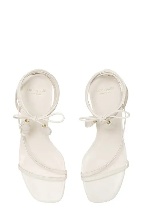 Kate Spade New York Ankle Wrap Sandal - Cream