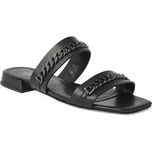 Bruno Magli Brunella Slide Sandal - Black Nappa