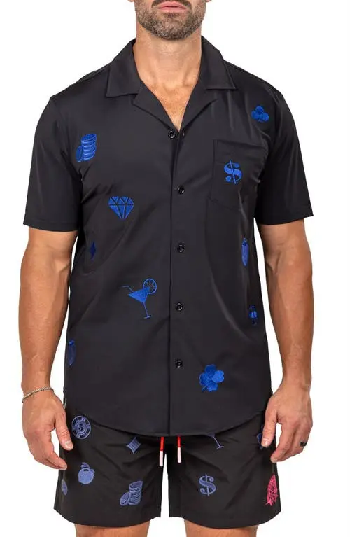 MACEOO Marthy Camp Shirt - Black