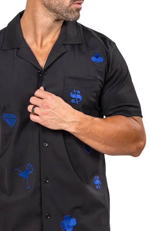 MACEOO Marthy Camp Shirt - Black