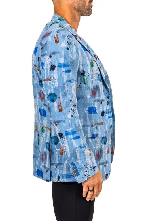 MACEOO Socrates Unconstructed Martyr012 Sport Coat - Blue